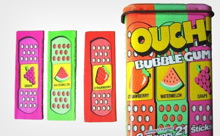 chicletes importados anos 80 e 90