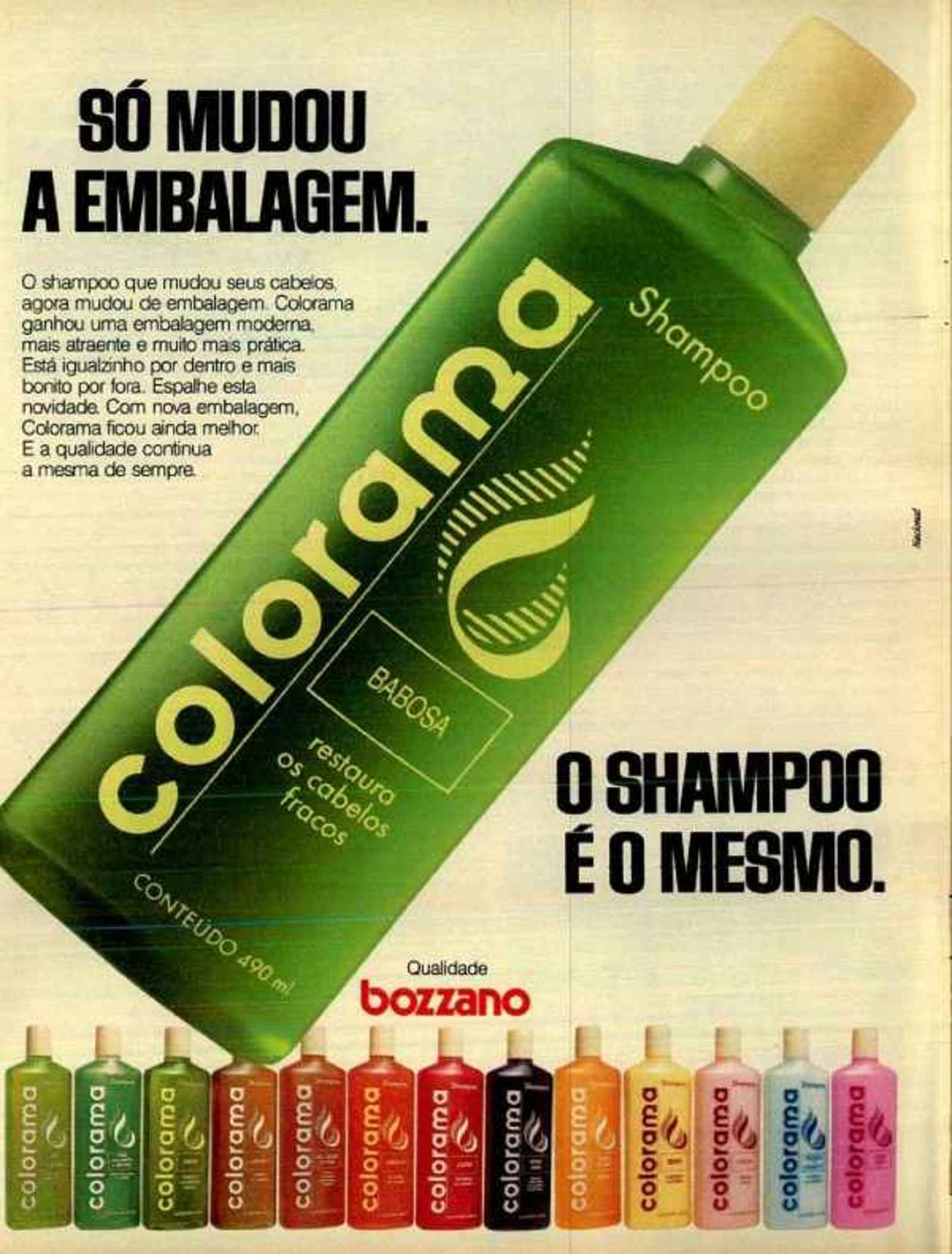 Shampoo Colorama – Você se Lembra