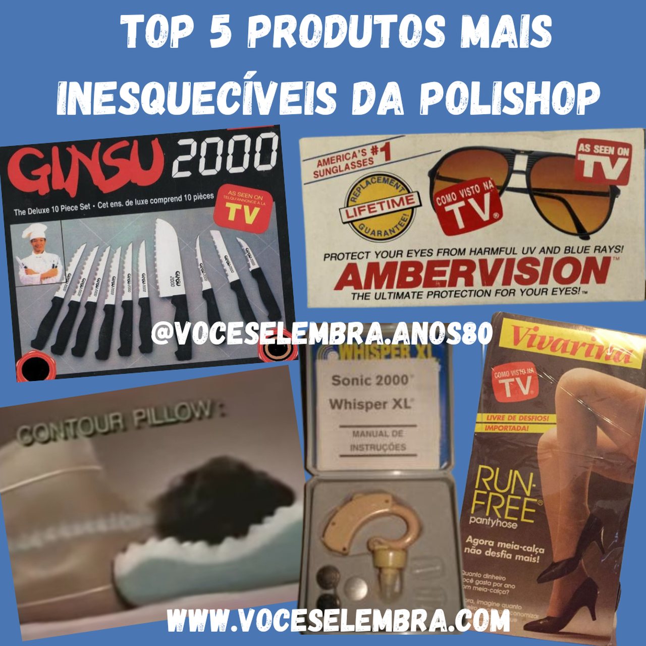 Top 5 produtos mais inesquecíveis da Polishop anos 90 – Você se Lembra